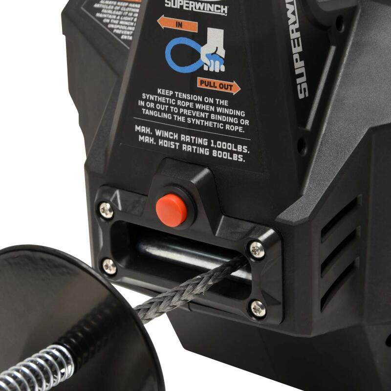 Superwinch Hand Hauler 1000 Winch 24 VDC 1000 lbs Line Pull Soft Shack ...