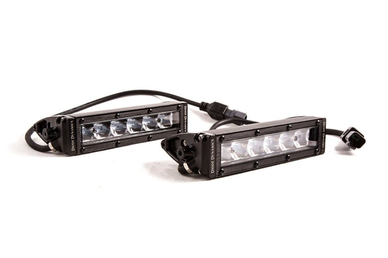 Diode Dynamics 6 In LED Light Bar Single Row Straight SS6 - White Wide ...