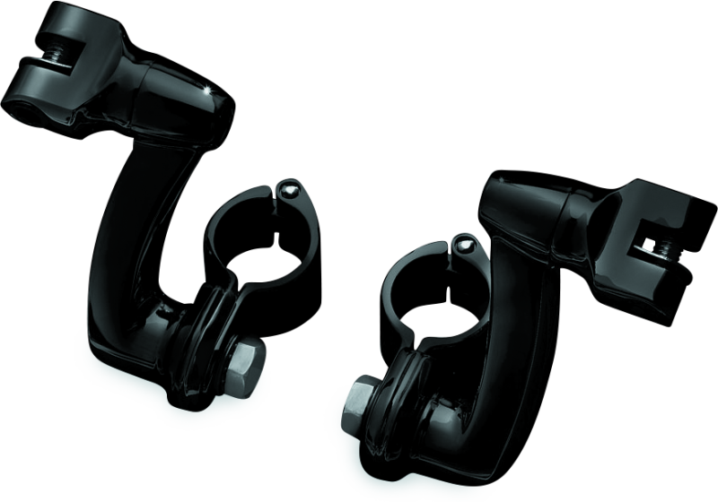 Kuryakyn Longhorn Offset Peg Mounts With 1-1/4inch Clamp Black ...