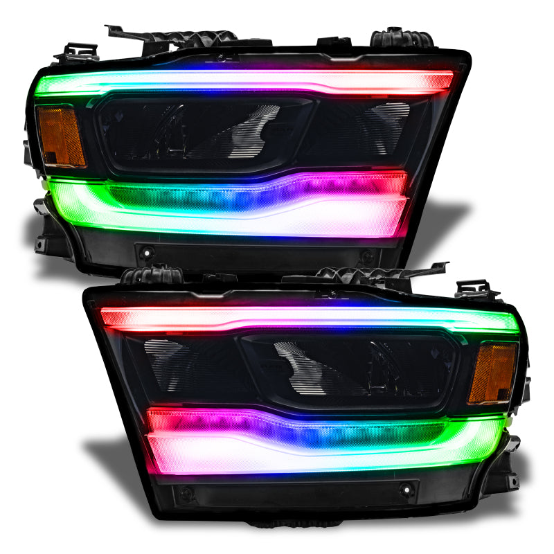 Oracle 19-21 Dodge RAM 1500 RGB+W Headlight DRL Kit- Reflector LED Hea ...
