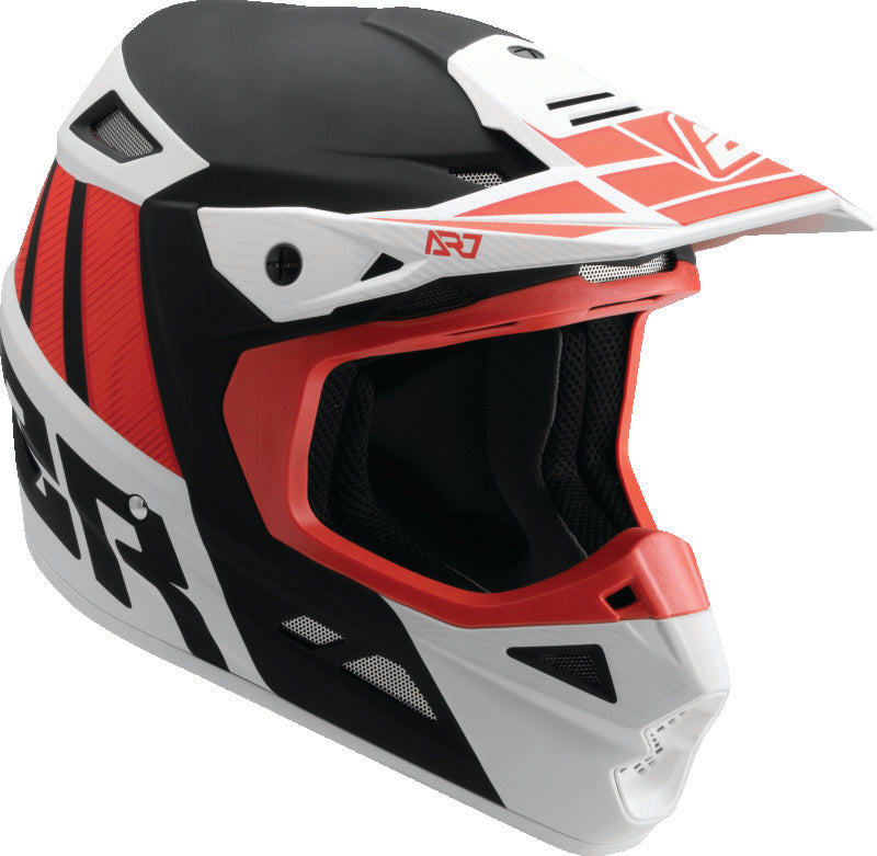 Answer AR7 Hyper Mips Helmet Red/White - Medium – Hellhound Performance