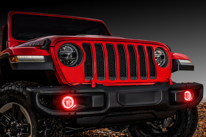 Oracle Jeep Wrangler JL/Gladiator JT LED Surface Mount Fog Light Halo ...