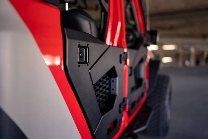 DV8 Offroad 18-22 Jeep Wrangler JL/JT Spec Series Half Doors - Rear Se ...